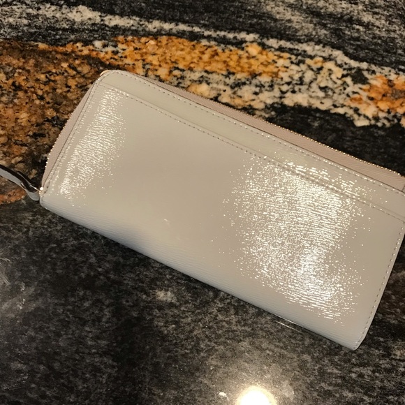 kate spade | Bags | Gray With Green Tone Kate Spade Wallet | Poshmark
